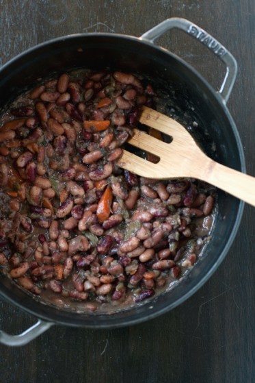 Jacob’s Cattle Beans with Bacon & Sage