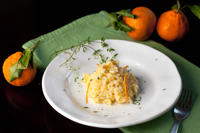 Mandarin Orange Risotto