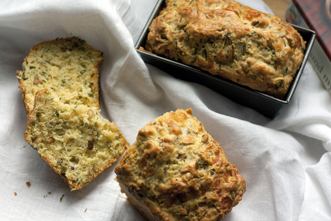 Savory Cheddar & Chive Bread