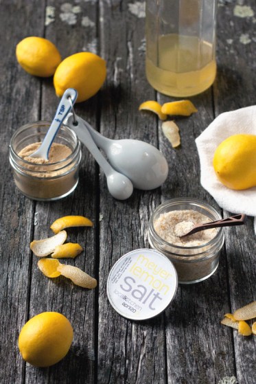 Meyer Lemon: Citrus Salt, Simple Syrup, Powdered Pectin & Scrub